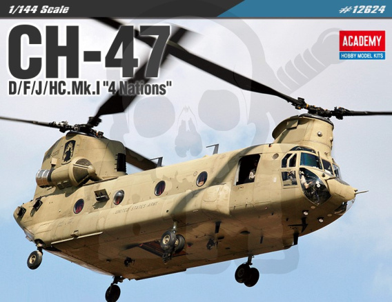 Battle-Models > Academy 112624 CH-47D/F/J/HC.Mk.1 4 Nations 1:144